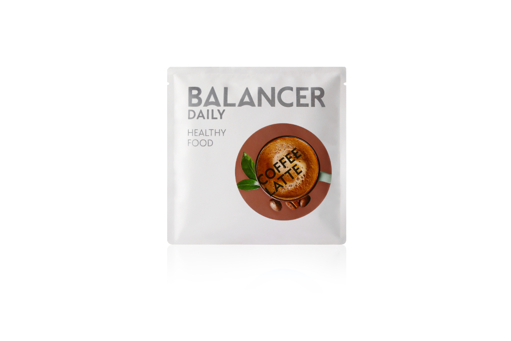 BALANCER DAILY Коктейль со вкусом Кофе Латте, 10 саше :: Balancer ...