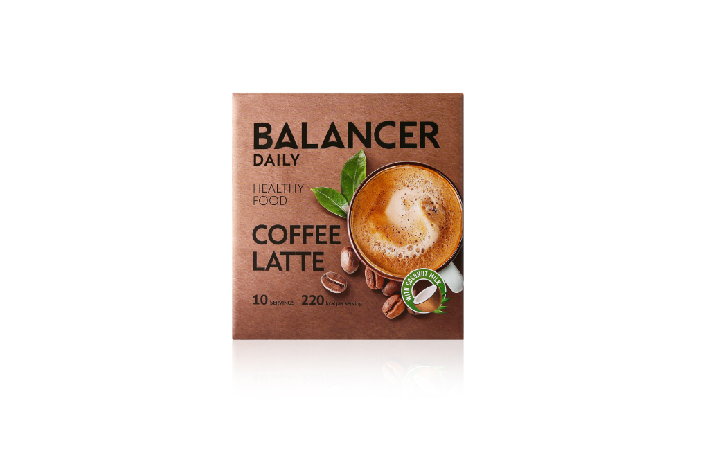 BALANCER DAILY Коктейль со вкусом Кофе Латте, 10 саше :: Balancer :: Продукты :: Greenway