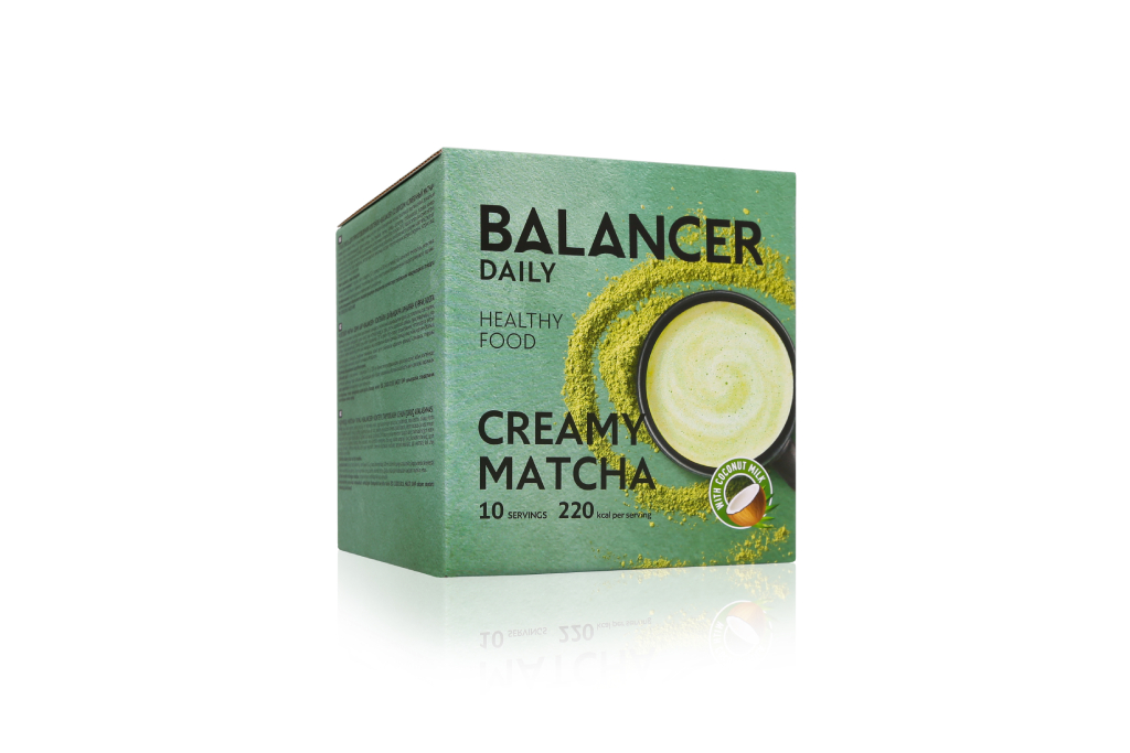 BALANCER DAILY Коктейль со вкусом Сливочный матча, 10 саше :: Balancer ...