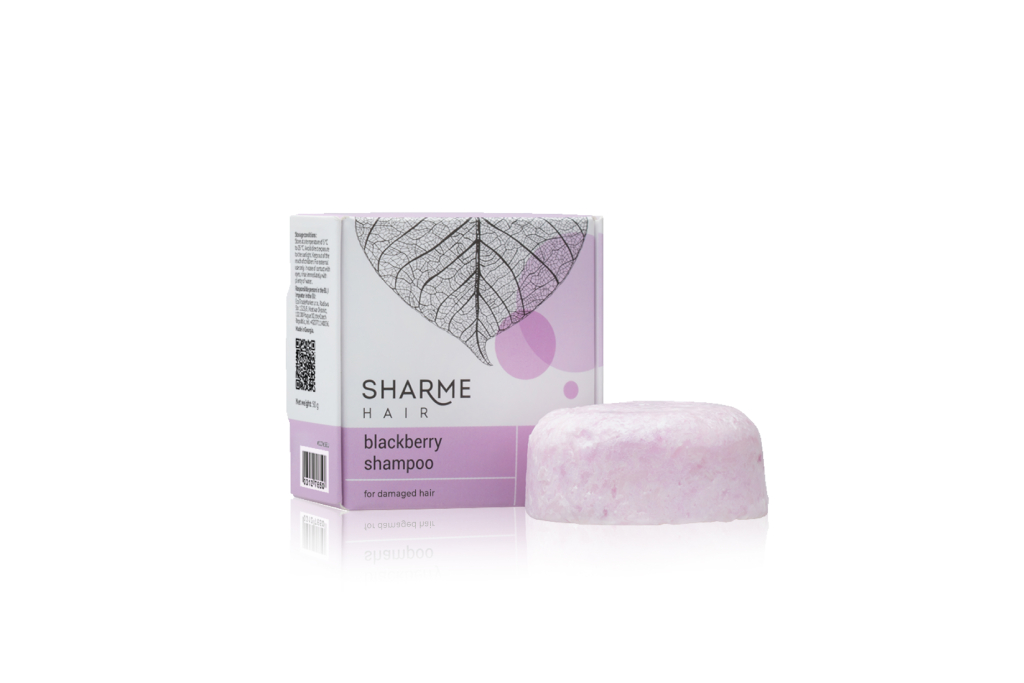 Натуральный твёрдый шампунь Sharme Hair Blackberry :: Sharme Hair ...